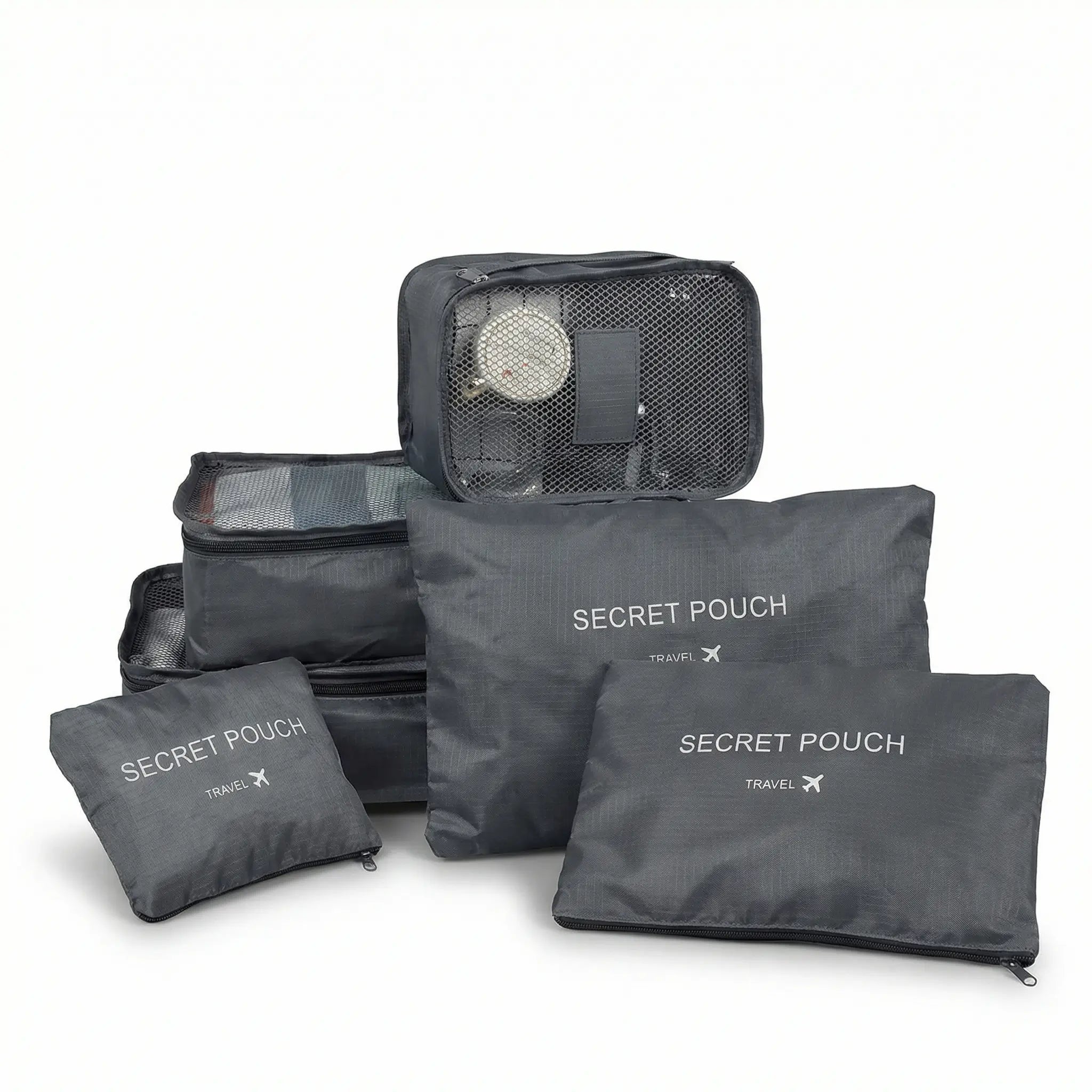 Organisateur de voyage – Lot de 6 sacs de rangement pour valise